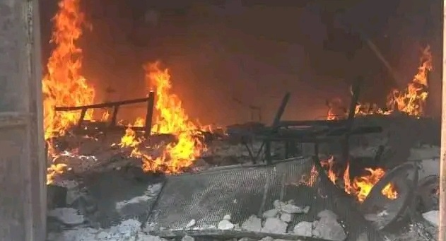 Farmer set fire to his neighbor's hut after cow destroyed his farm ...